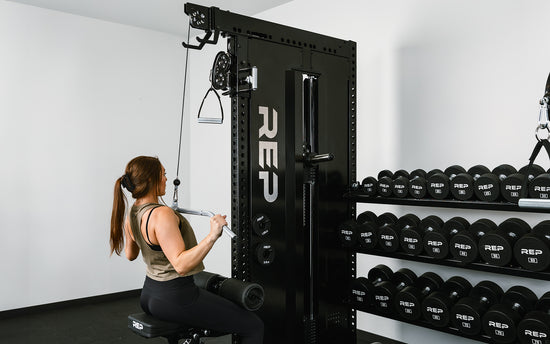 Adonis™ - Dual Cable Tower with Storage | REP Fitness