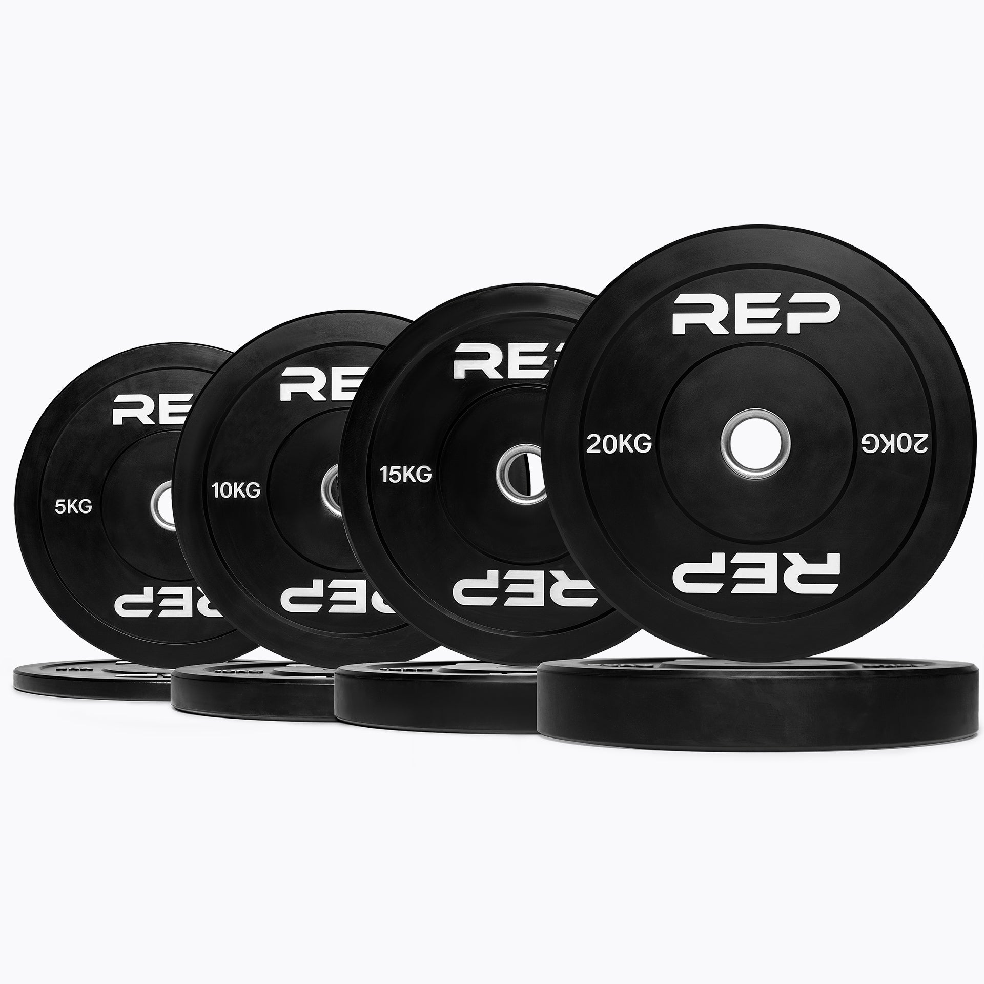 Black Bumper Plate Sets (KG) | REP Fitness | Weightlifting