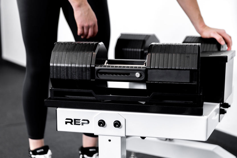 REP® Adjustable Dumbbell Stand | REP Fitness