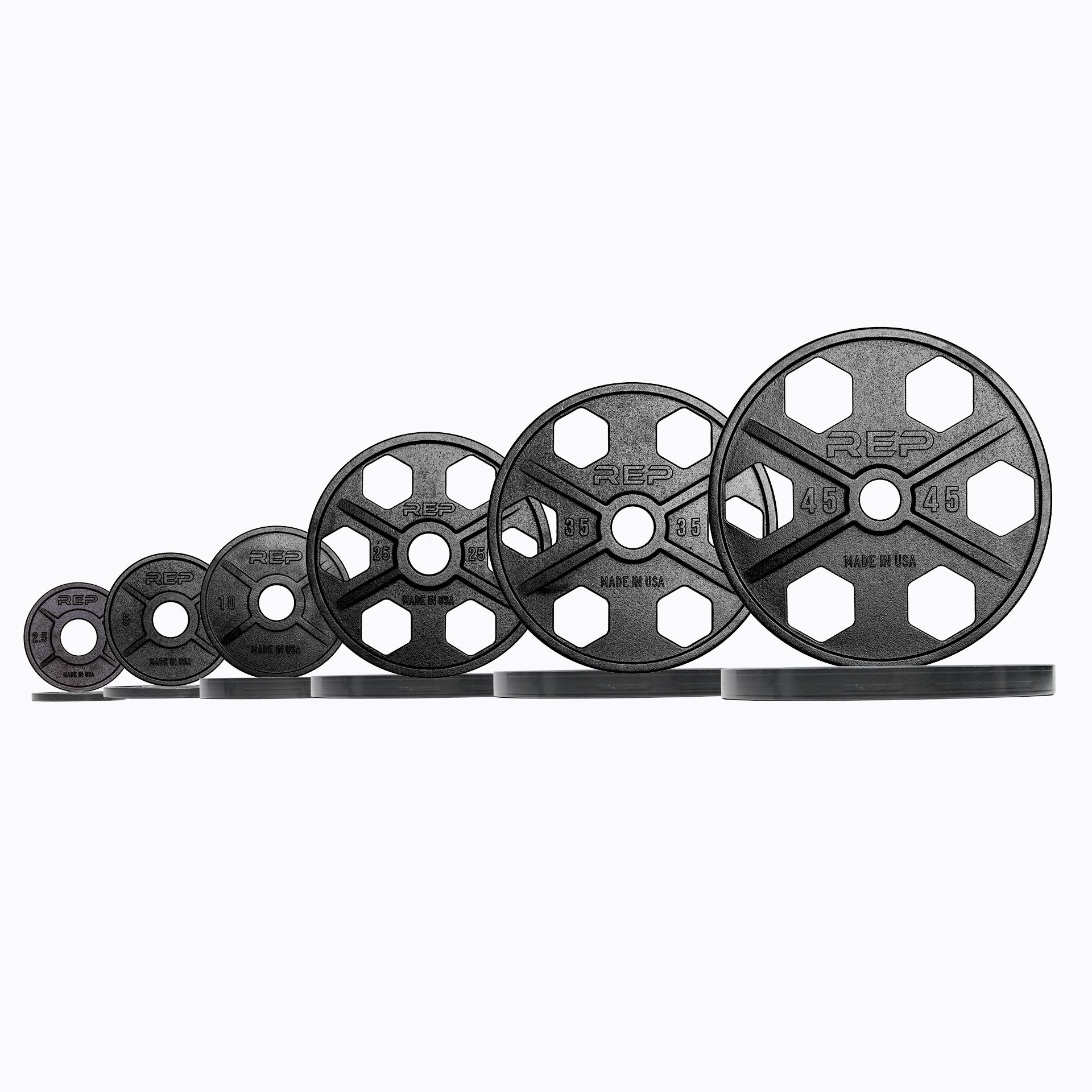 USA-Made Equalizer™ Iron Plate Sets | REP Fitness