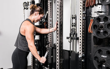 REP® x Kleva Built® ISO Pushdown Grip Cable Attachment | REP Fitness