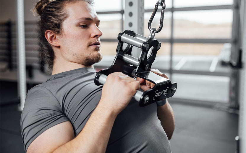 REP® x Kleva Built® Atlas™ Close-Grip Cable and Landmine Attachment ...