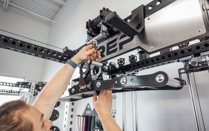 REP® x Kleva Built® Atlas™ Multi-Grip Cable and Landmine Attachment ...