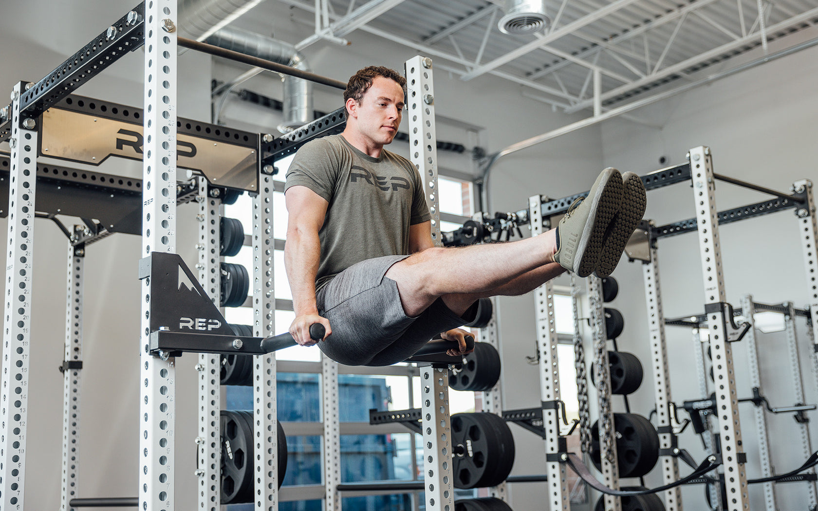 Drop-In Dip Attachment | REP Fitness | Rack Attachments