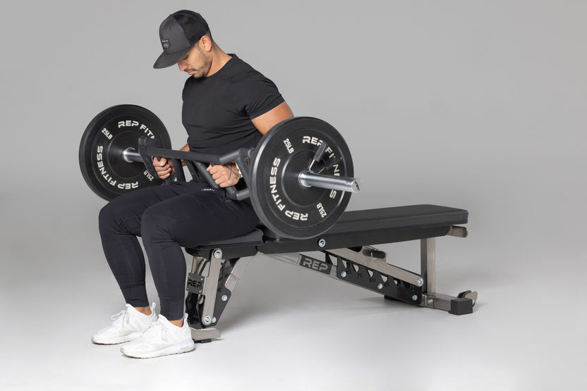 Cambered Swiss Multi-Grip Barbell | REP Fitness